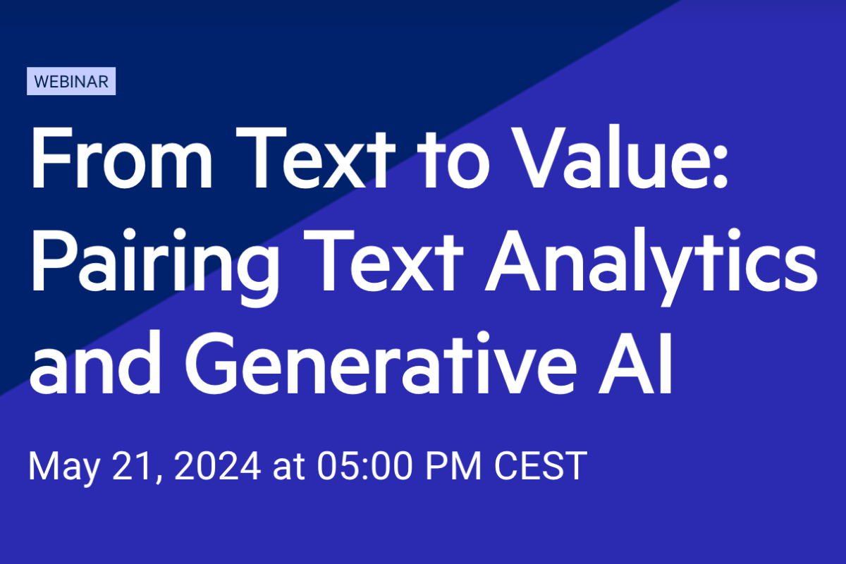 From Text to Value: Pairing Text Analytics and Generative AI | 7wData